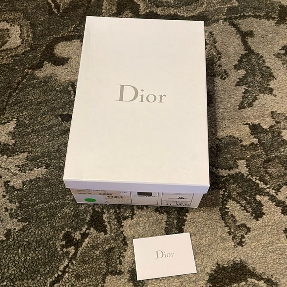 Dior | Other | Dior Shoe Box And Care Card | Poshmark